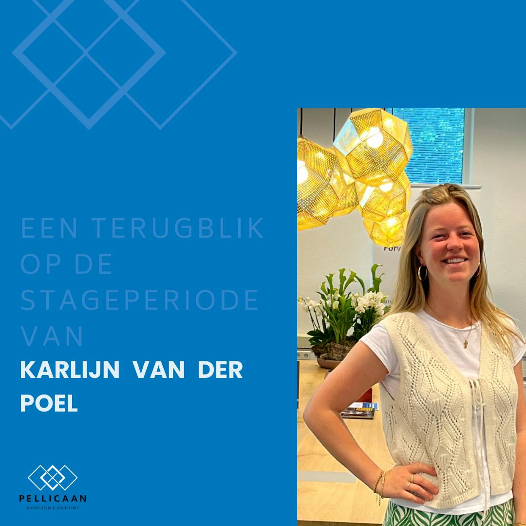 Een terugblik op de stageperiode van Karlijn van der Poel - Pellicaan ...